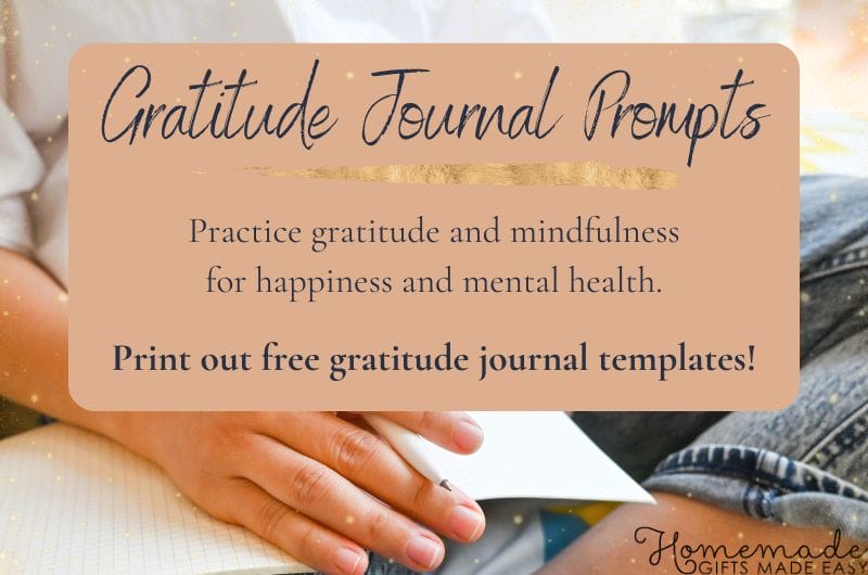 55 Gratitude Journal Prompts (with free PDF journal templates ...